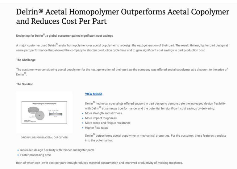 Resource Center - Delrin